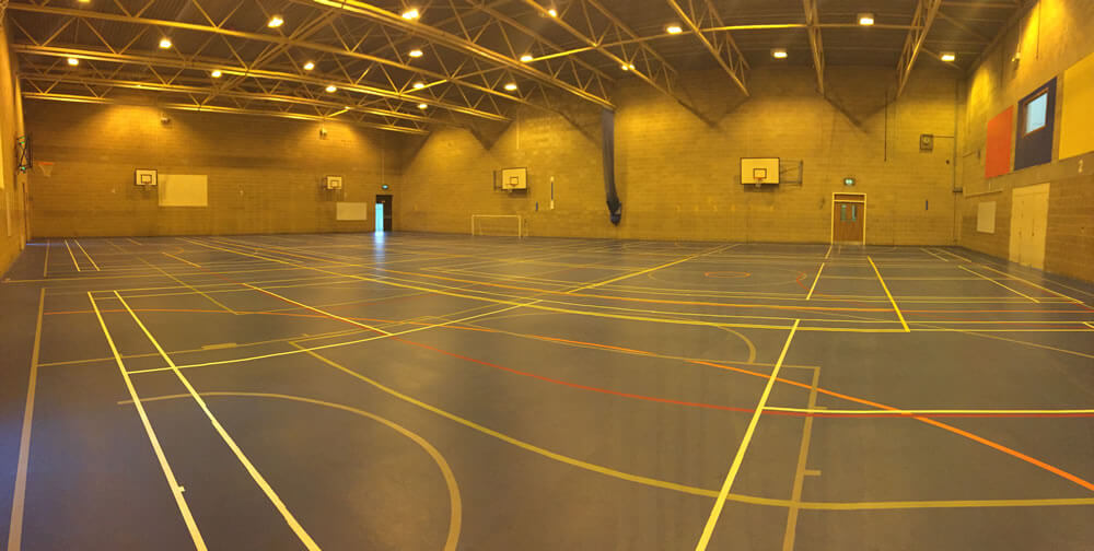 FSP PREPARE OLD SPORTS HALL FLOOR FOR A NEW SURFACE - Floor Surface ...